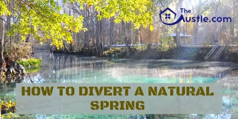 How to Divert a Natural Spring- Watering Problem Solved